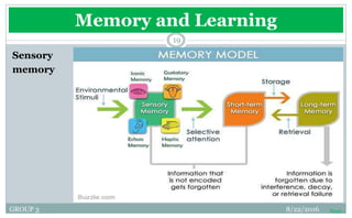 Memory and Learning - Psychology slides | PPT
