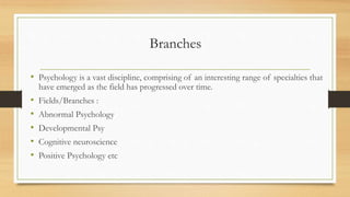 Psychology unit - 1 | PPTX