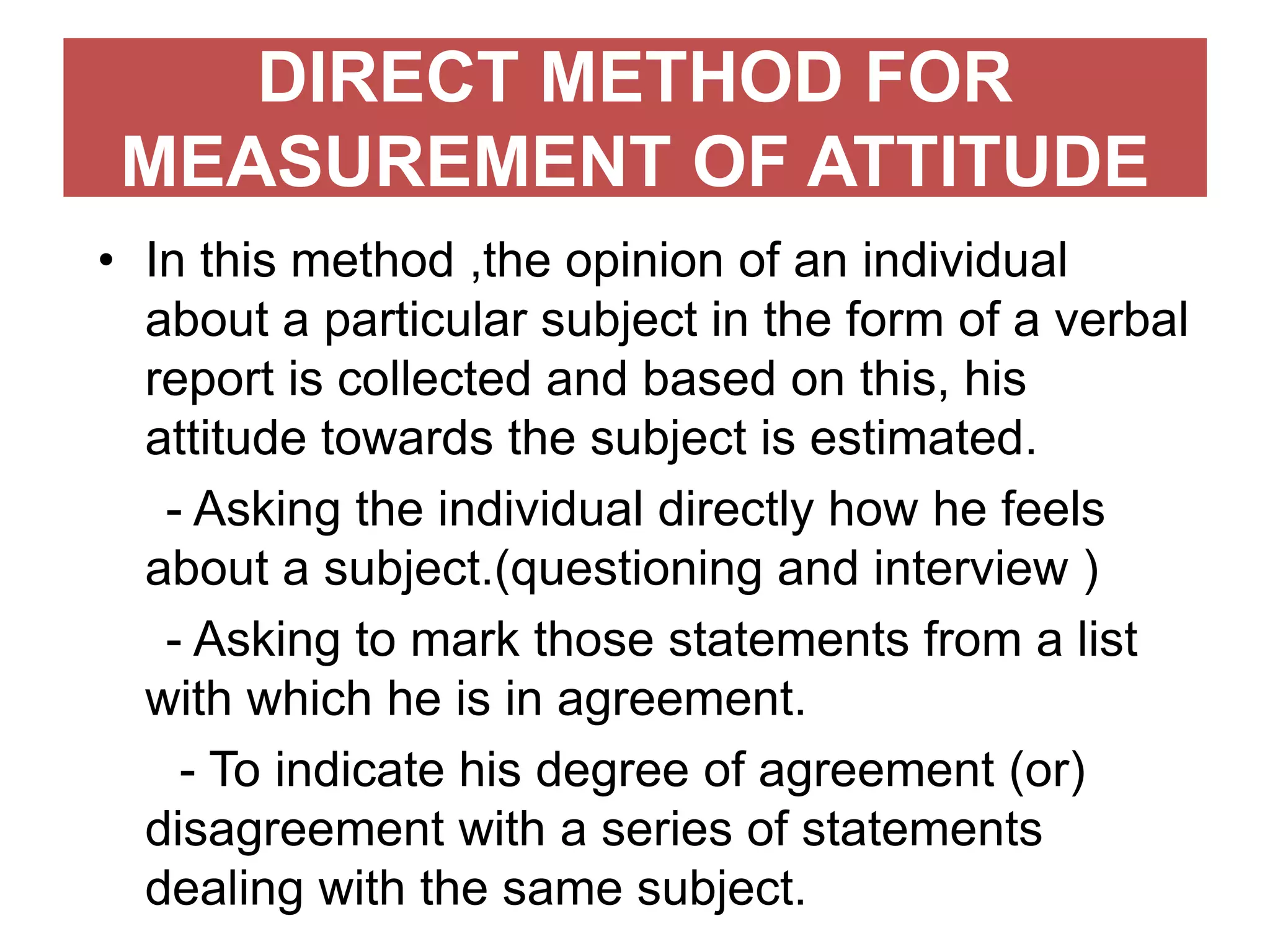 Psychology unit-iv-psychometric ass.of attitude and emotions | PPTX