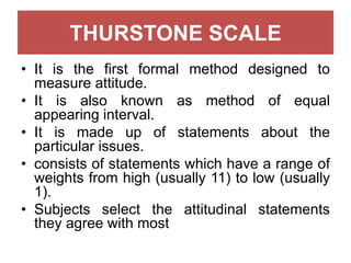Psychology unit-iv-psychometric ass.of attitude and emotions | PPTX