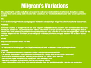 Psychology Unit 1 (social approach) | PPT