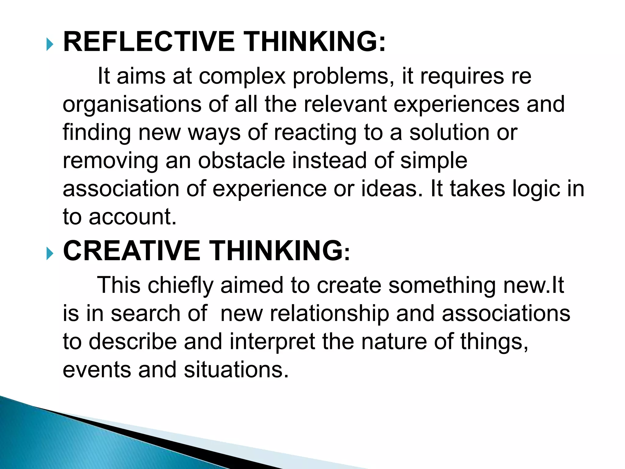 Psychology unit III- thinking | PPTX