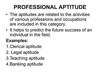 Psychology unit III Aptitude | PPTX