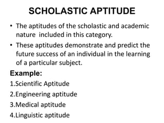 Psychology unit III Aptitude | PPTX