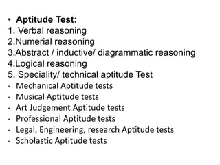 Psychology unit III Aptitude | PPTX