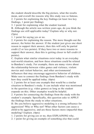 Psychology 101 Paper 2 Reviewing the Classics!Critical Thinking.docx ...