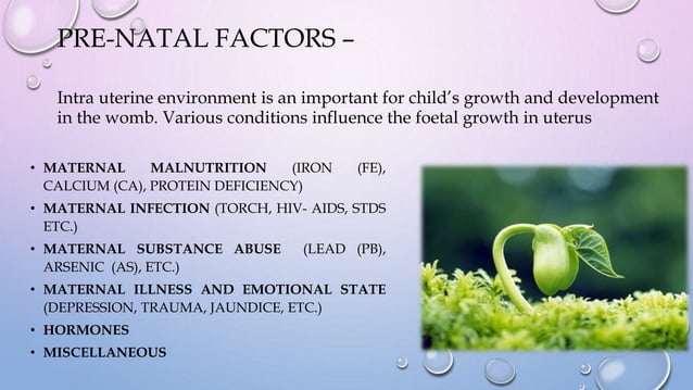 Factors Affecting Growth and Development | PPT
