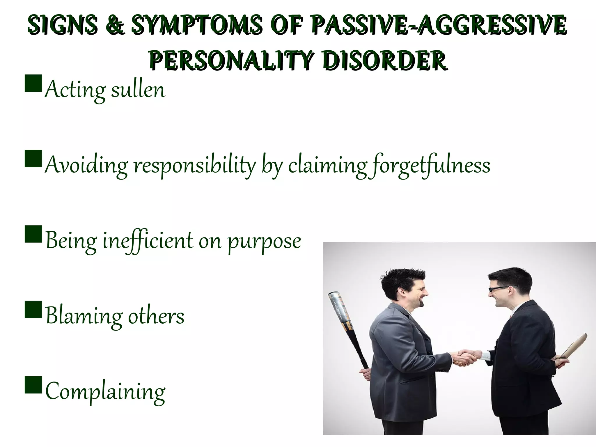 PERSONALITY DISORDER | PPT
