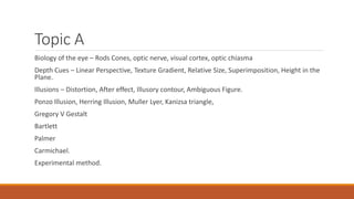 Psychology 4 to 8 mark questions | PPTX