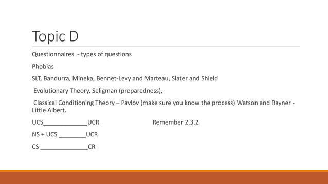 Psychology 4 to 8 mark questions | PPTX | Educational Assessment ...