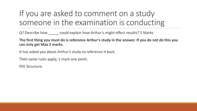 Psychology 4 to 8 mark questions | PPTX | Educational Assessment ...