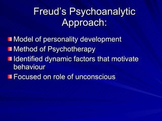 Psychology A Freud | PPT