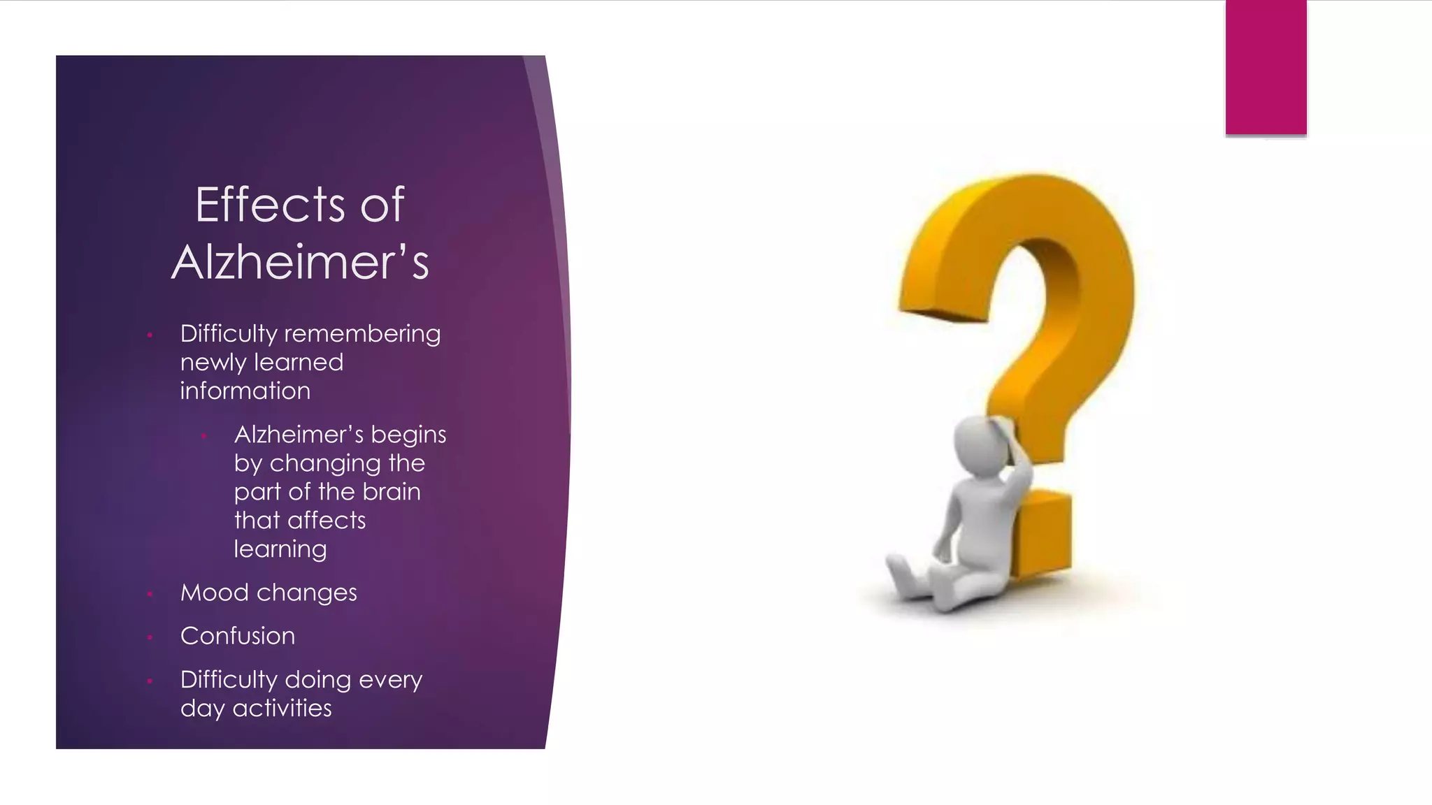 Psychology alzheimer's powerpoint | PPTX