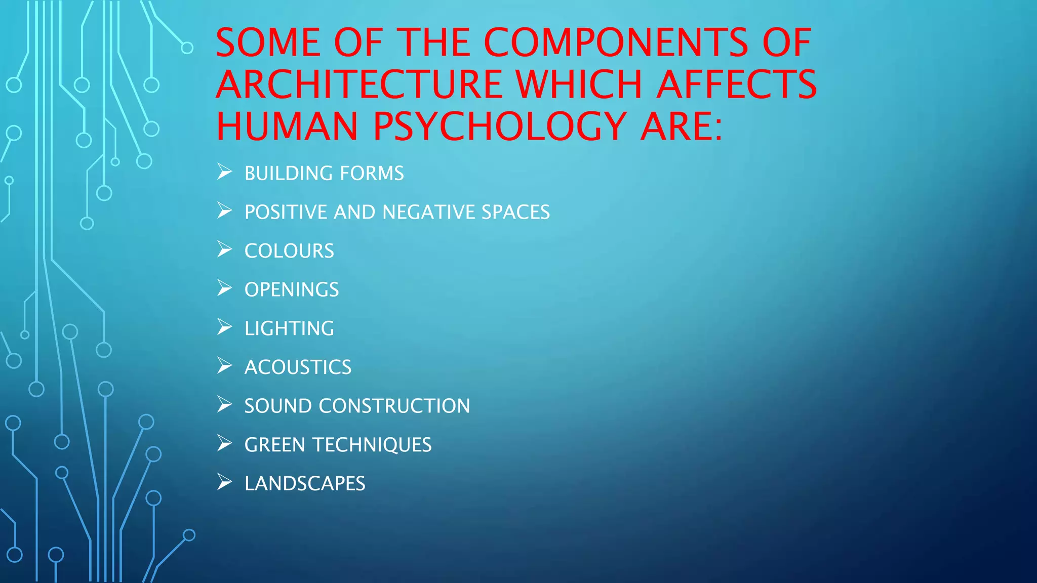 Psychology and Architecture | PPT