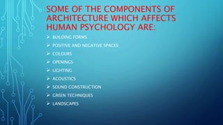 Psychology and Architecture | PPT