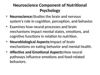 Psychology anjd Nutrition Adherence.pptx