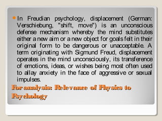 Psychology and physics | PPT