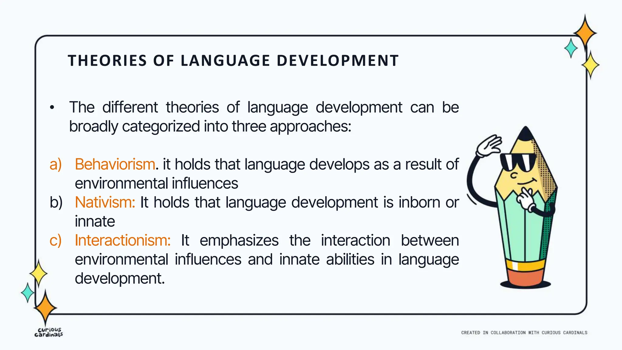 Development of language- Noam Chomsky and Vygotsky | PPTX