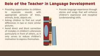 Development of language- Noam Chomsky and Vygotsky | PPTX