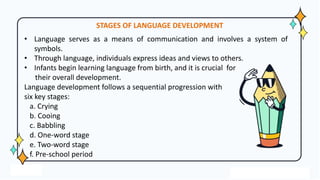 Development of language- Noam Chomsky and Vygotsky | PPTX
