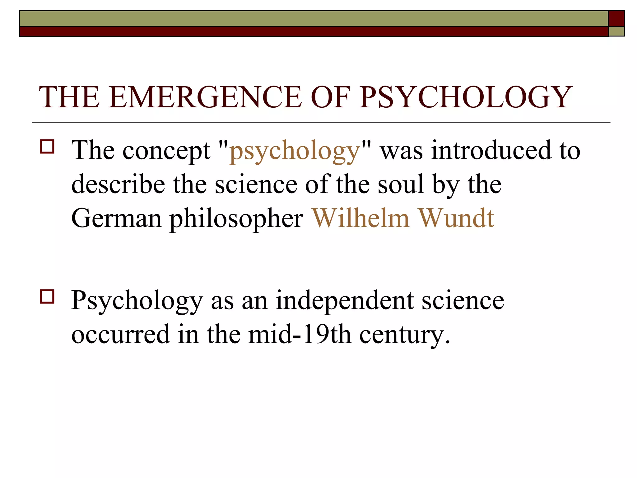 Psychology as a Science | PPT