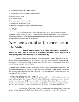 why we need to grow plants | PDF