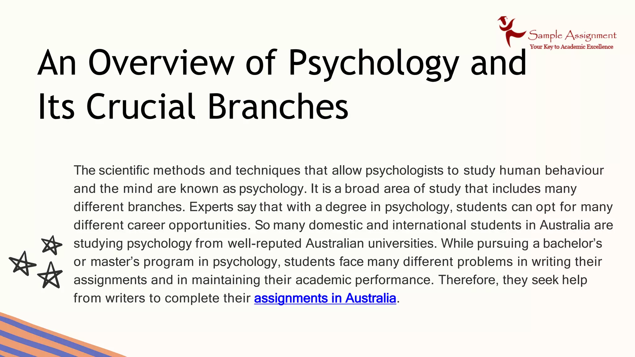 Psychology assignment help by Experts | PPT