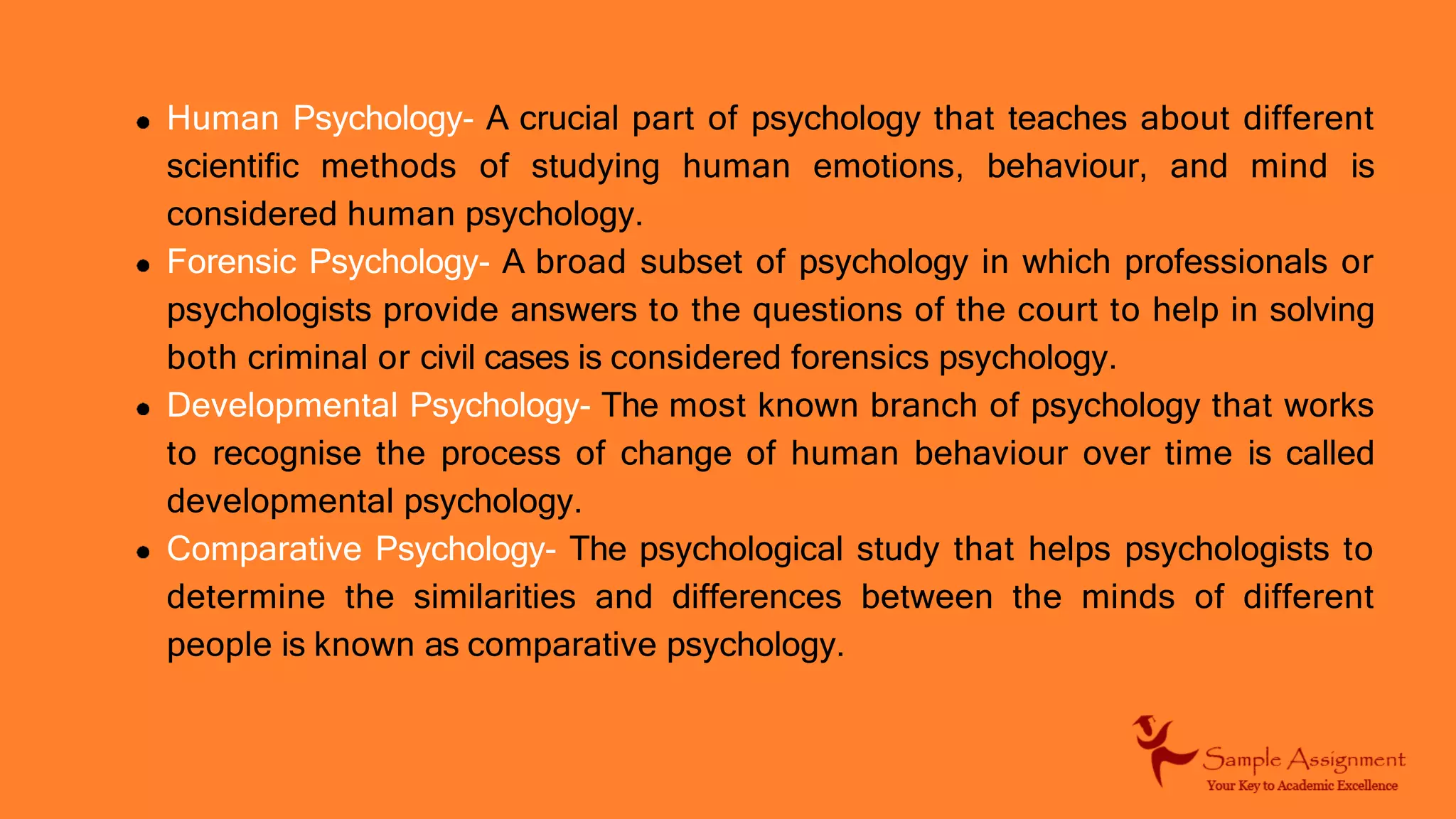 Psychology assignment help by Experts | PPT