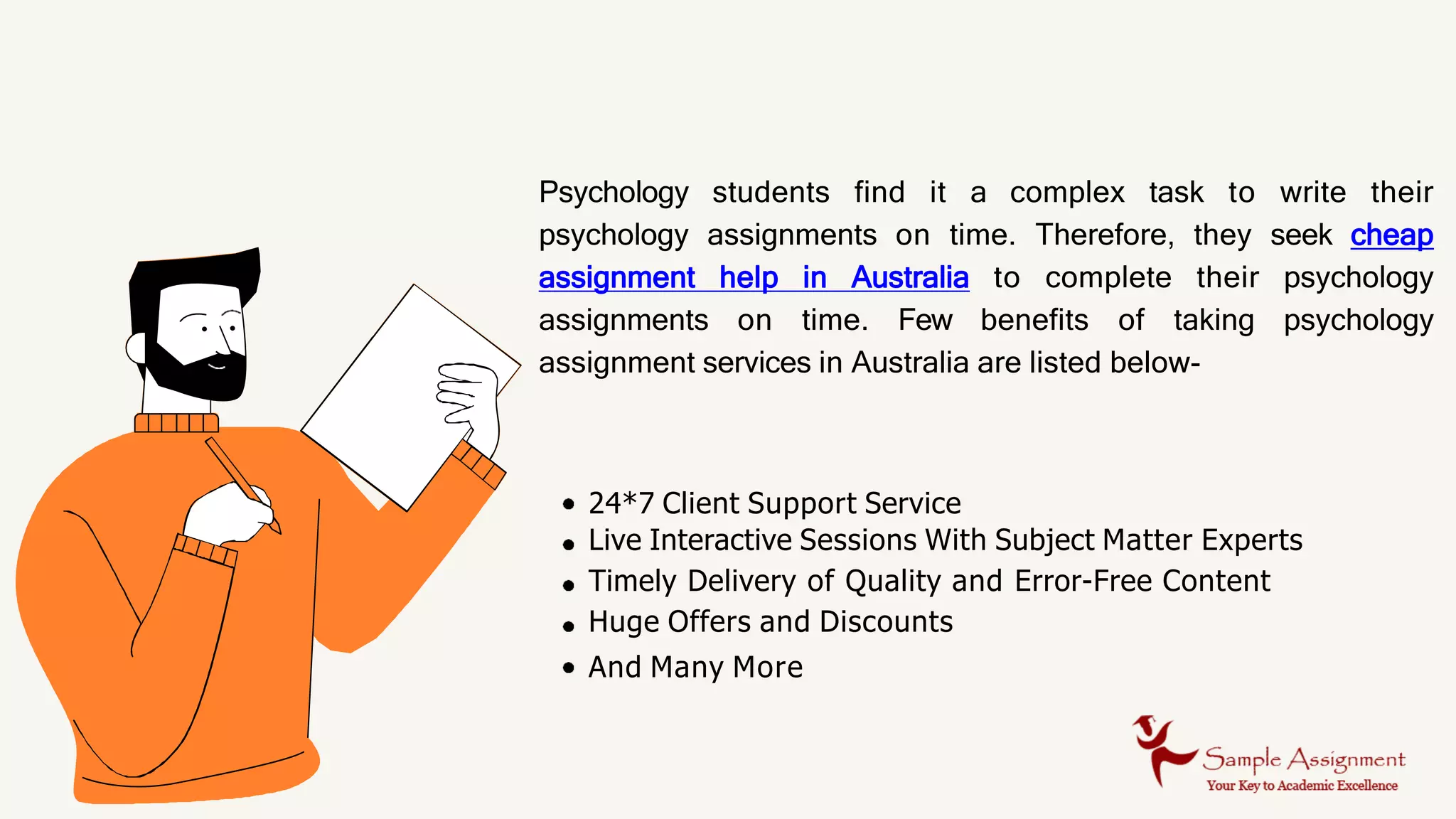 Psychology assignment help by Experts | PPT