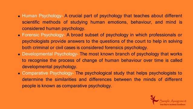 Psychology assignment help by Experts | PPT
