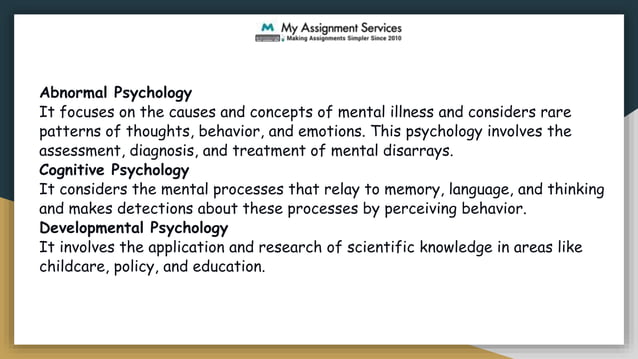 Psychology Assignment Help | PPTX | Educational Assessment | Education