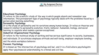 Psychology Assignment Help | PPTX | Educational Assessment | Education