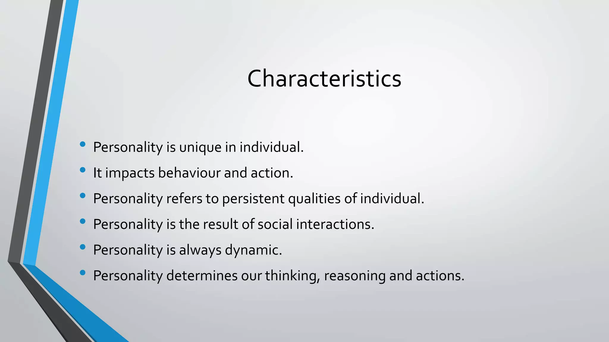 DETERMINANTS OF PERSONALITY | PPTX