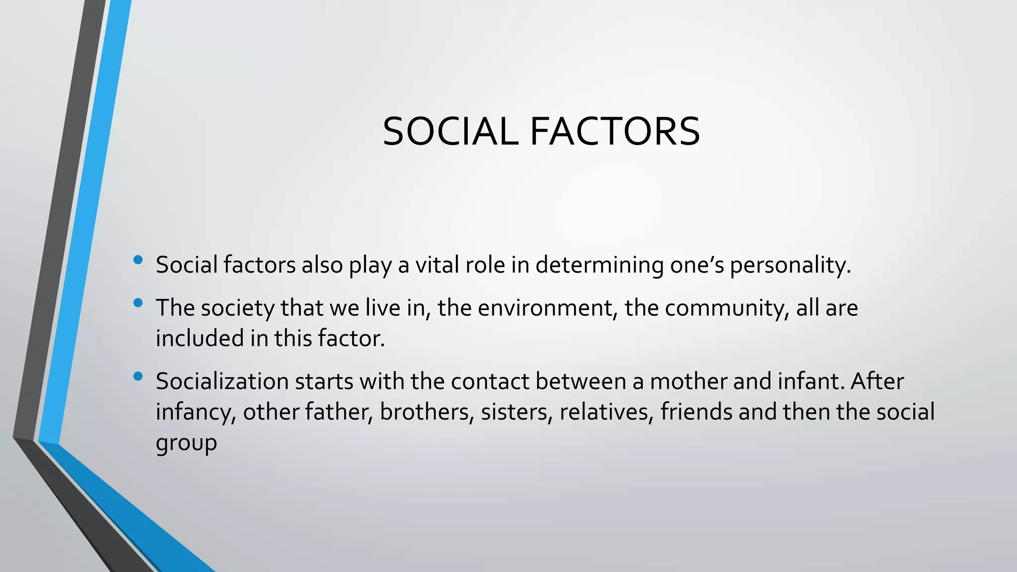 DETERMINANTS OF PERSONALITY | PPTX