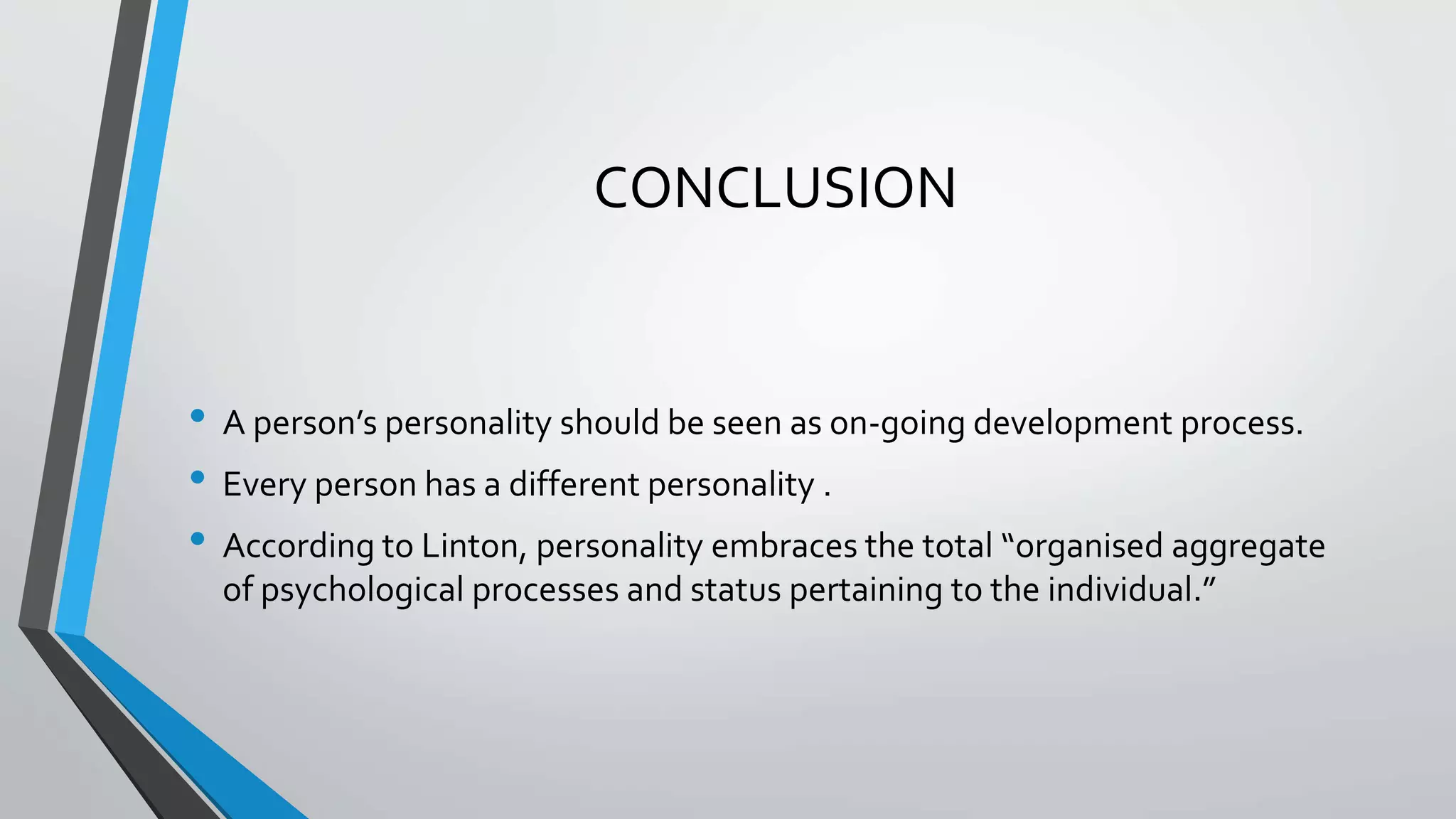 DETERMINANTS OF PERSONALITY | PPTX