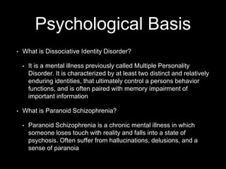 Psychology blockbuster Project | PPT