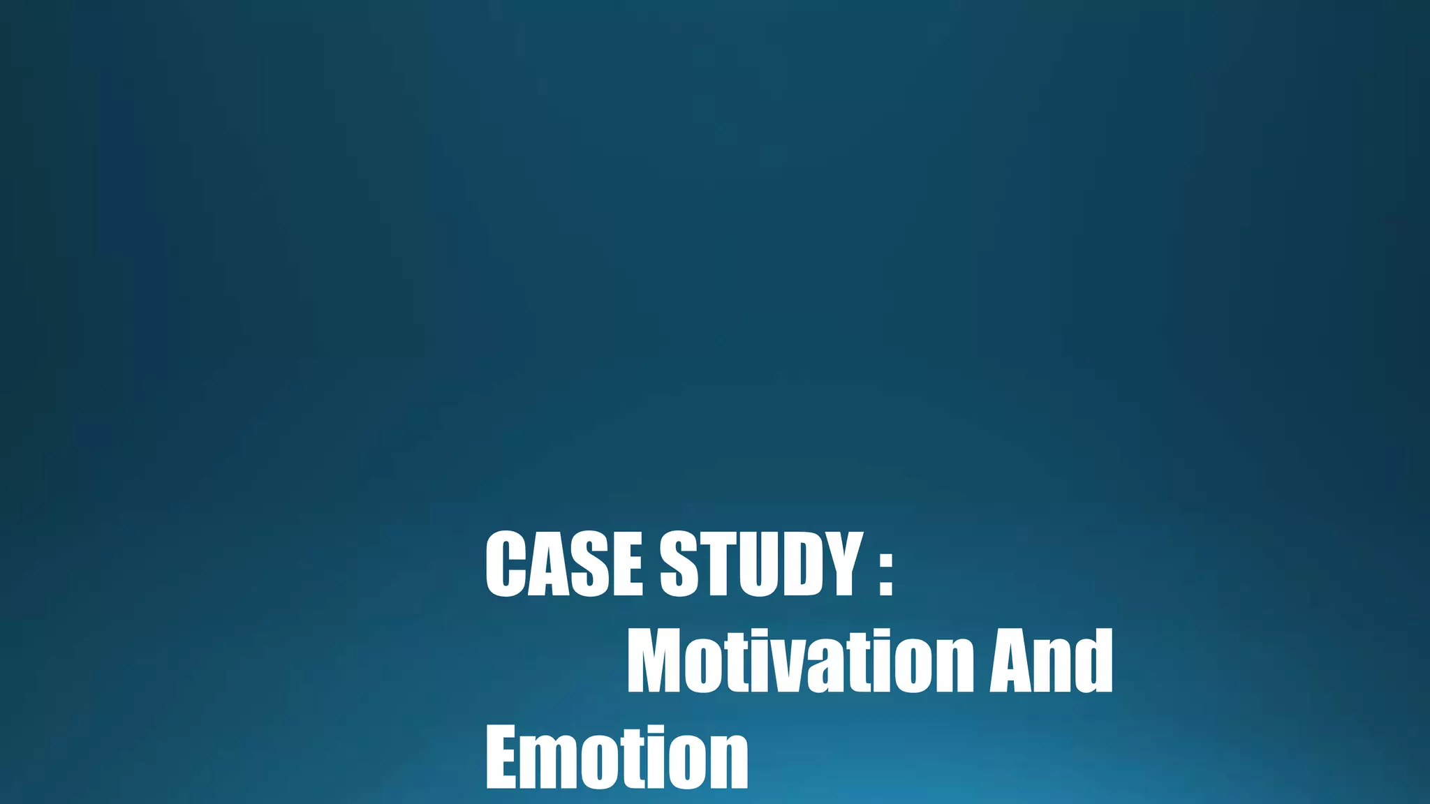 Psychology case study 2 | PPTX