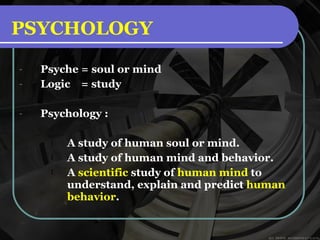 Psychology Concept And Education Psychology | PPT