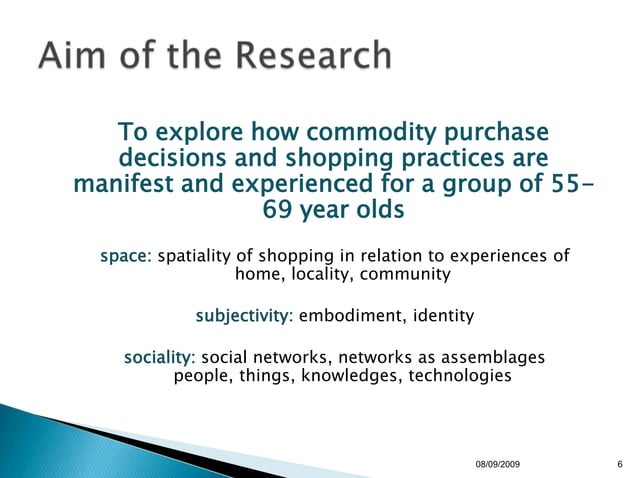 Ageing, consumption and identity | PPT