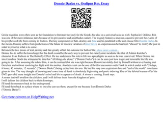 Psychology Donnie Darko | PPT