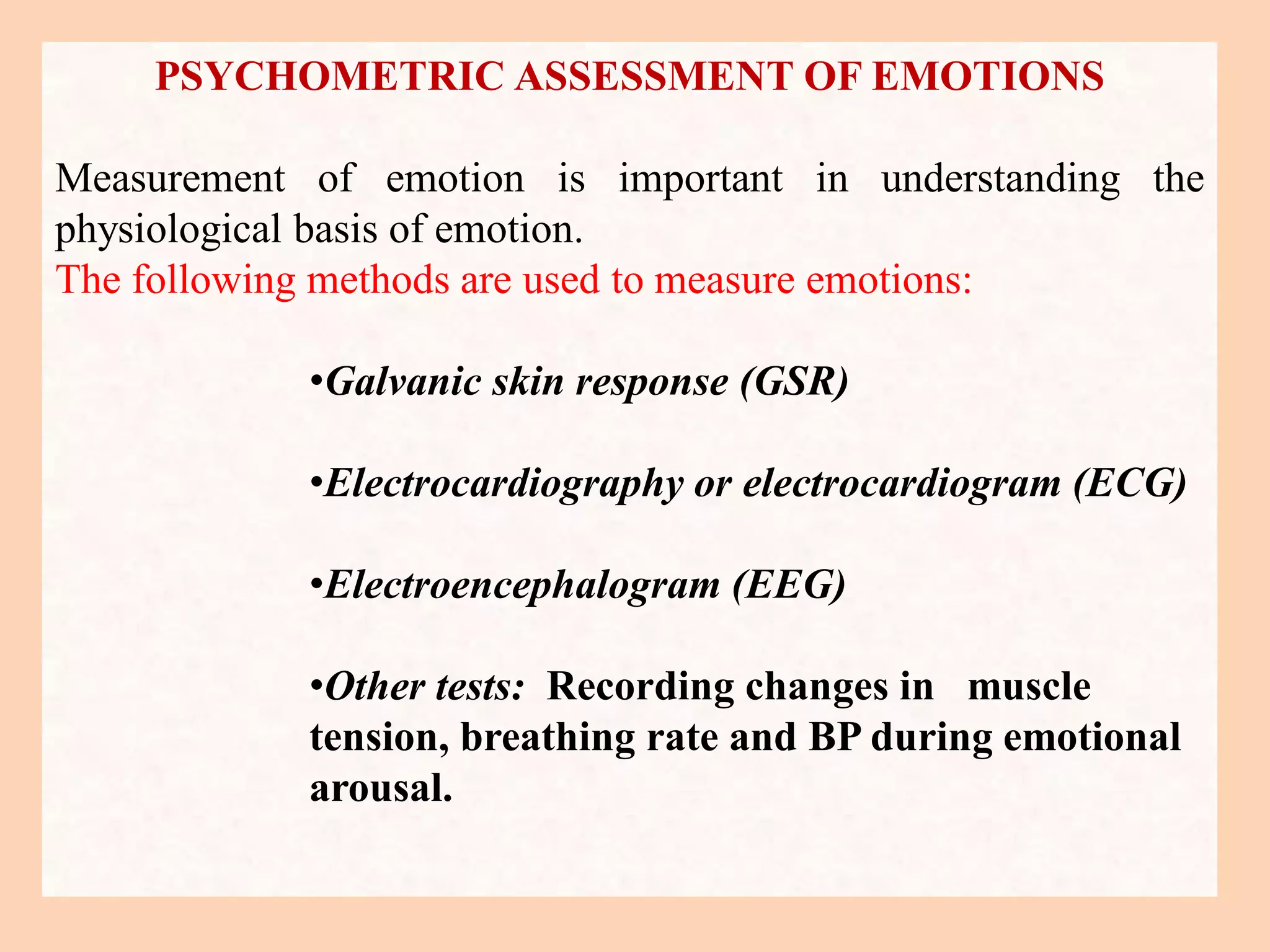 Psychology of Emotions | PDF
