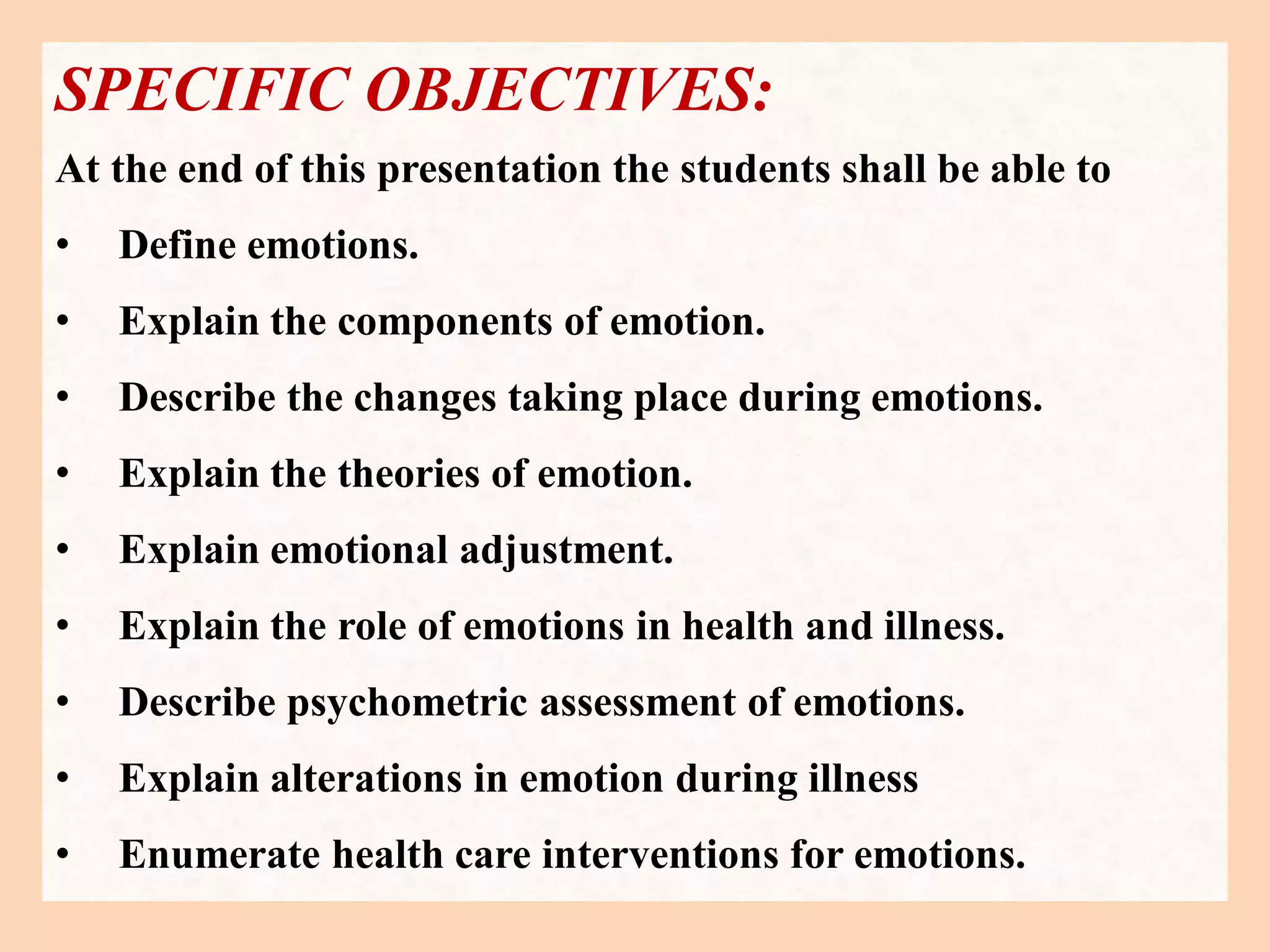 Psychology of Emotions | PDF