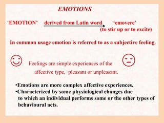 Psychology of Emotions | PDF