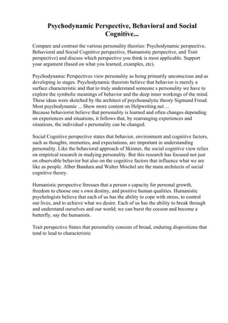 Psychology Essay Introduction.pdf | Christianity | Religion & Spirituality