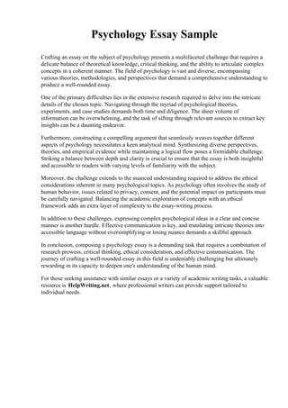 Psychology Essay Sample.pdf