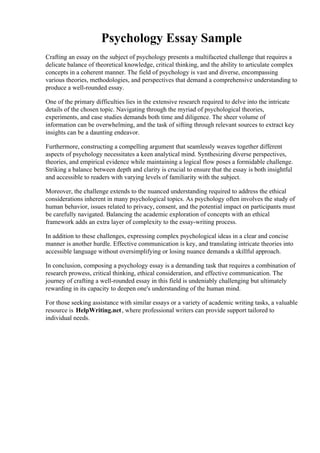 Psychology Essay Sample.pdf