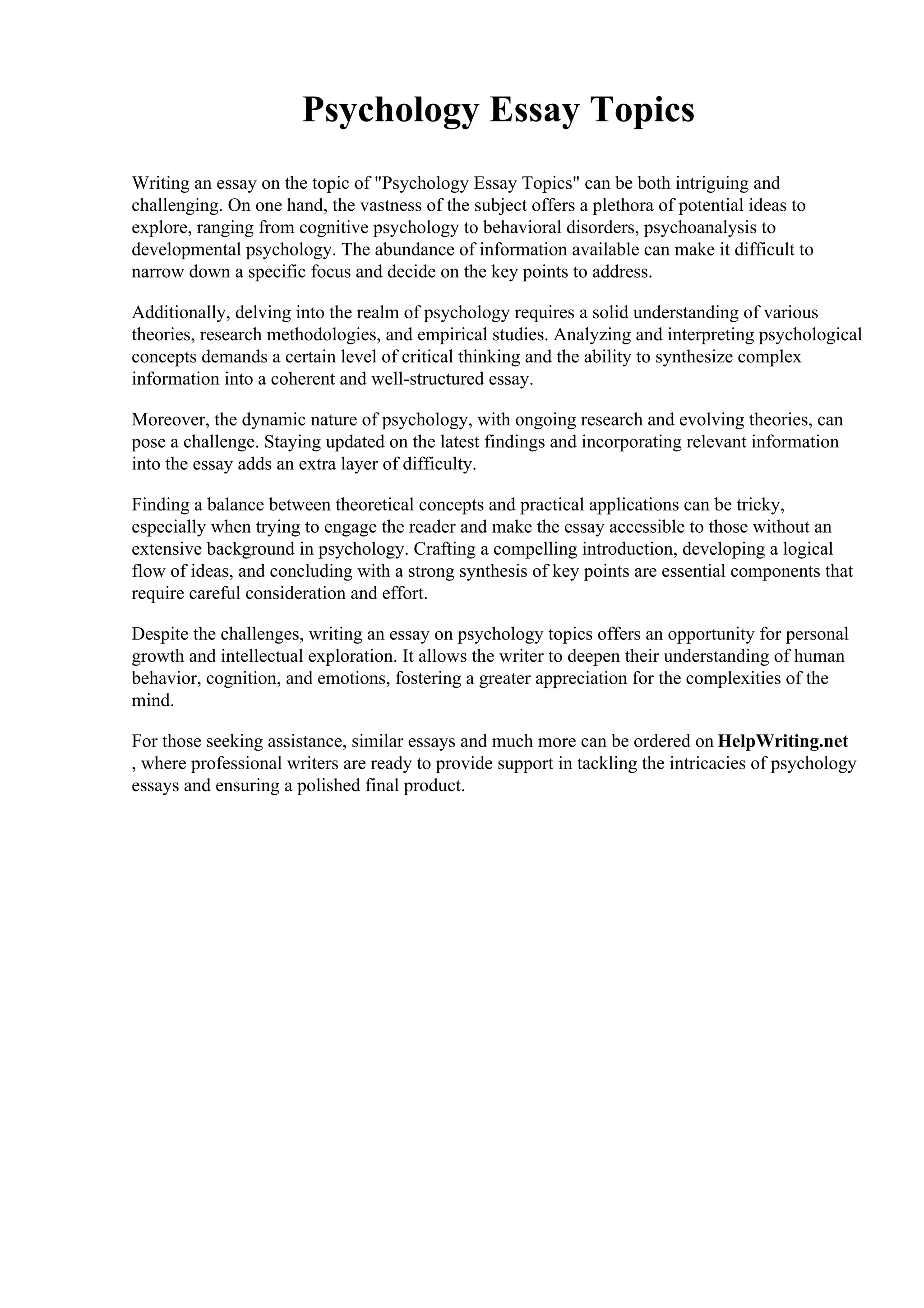 Psychology Essay Topics.pdf