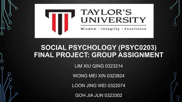 Psychology final presentation slide(3) | PPTX