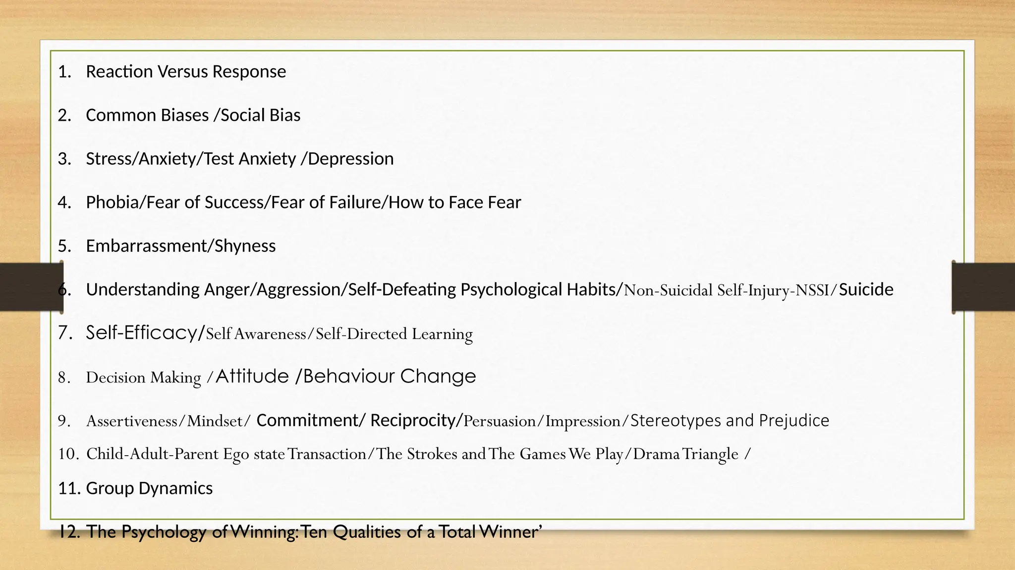"Psychology For All " Book for students,Teachers,parents and ...