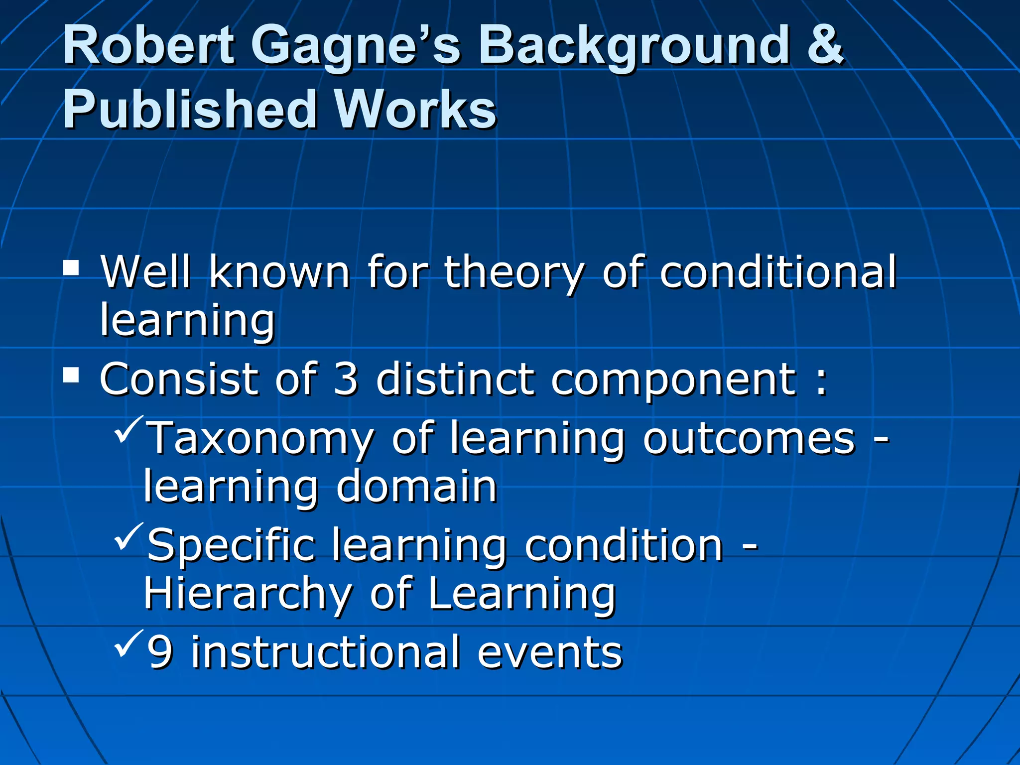 Psychology gagne | PPT